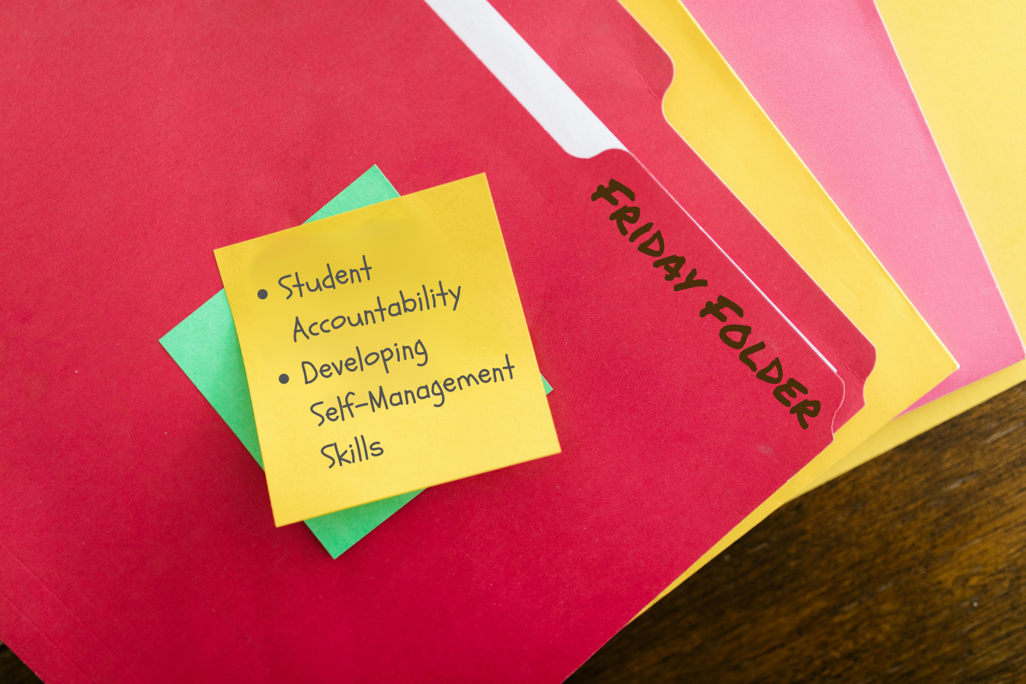 Keeping Student Accountable to Finish Classwork with Friday Folders ...